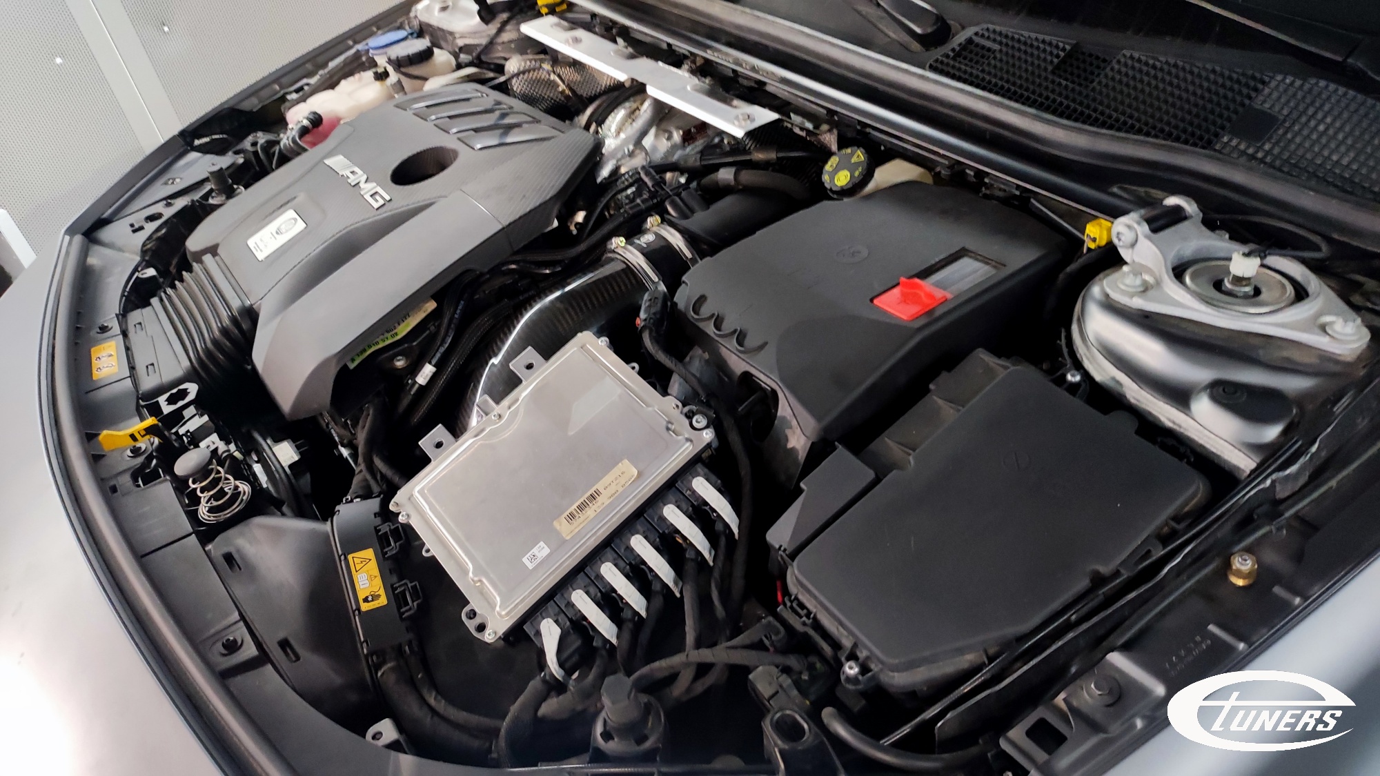 Mercedes A45S AMG W177 – Stage3 TTE560 hybrid turbocharger 100RON – eTuners