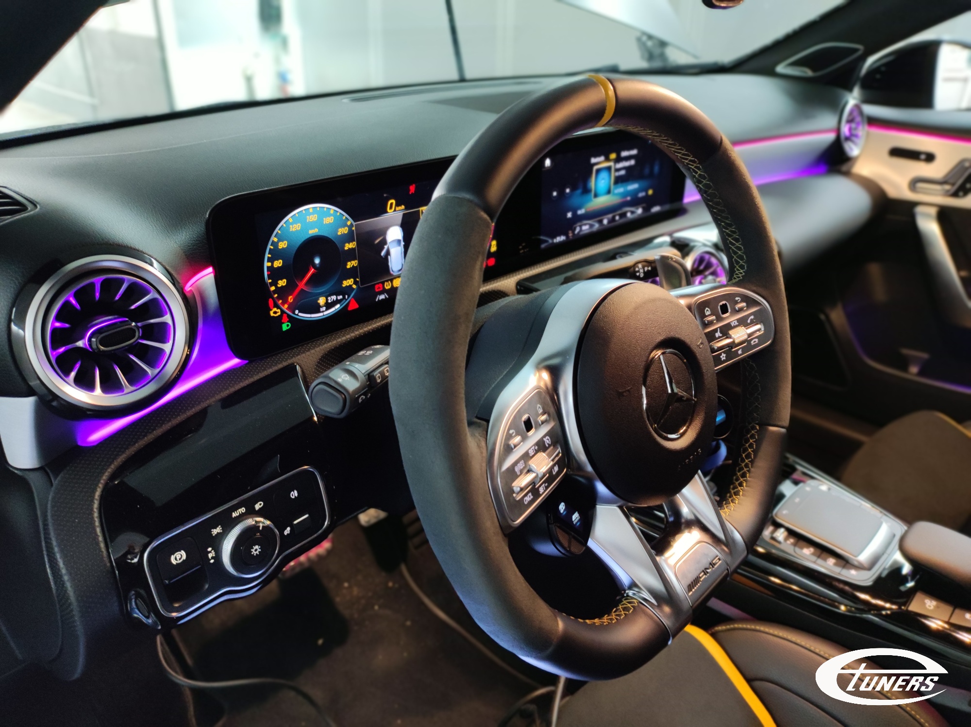 Mercedes A45S AMG W177 – Stage3 TTE560 hybrid turbocharger 100RON – eTuners